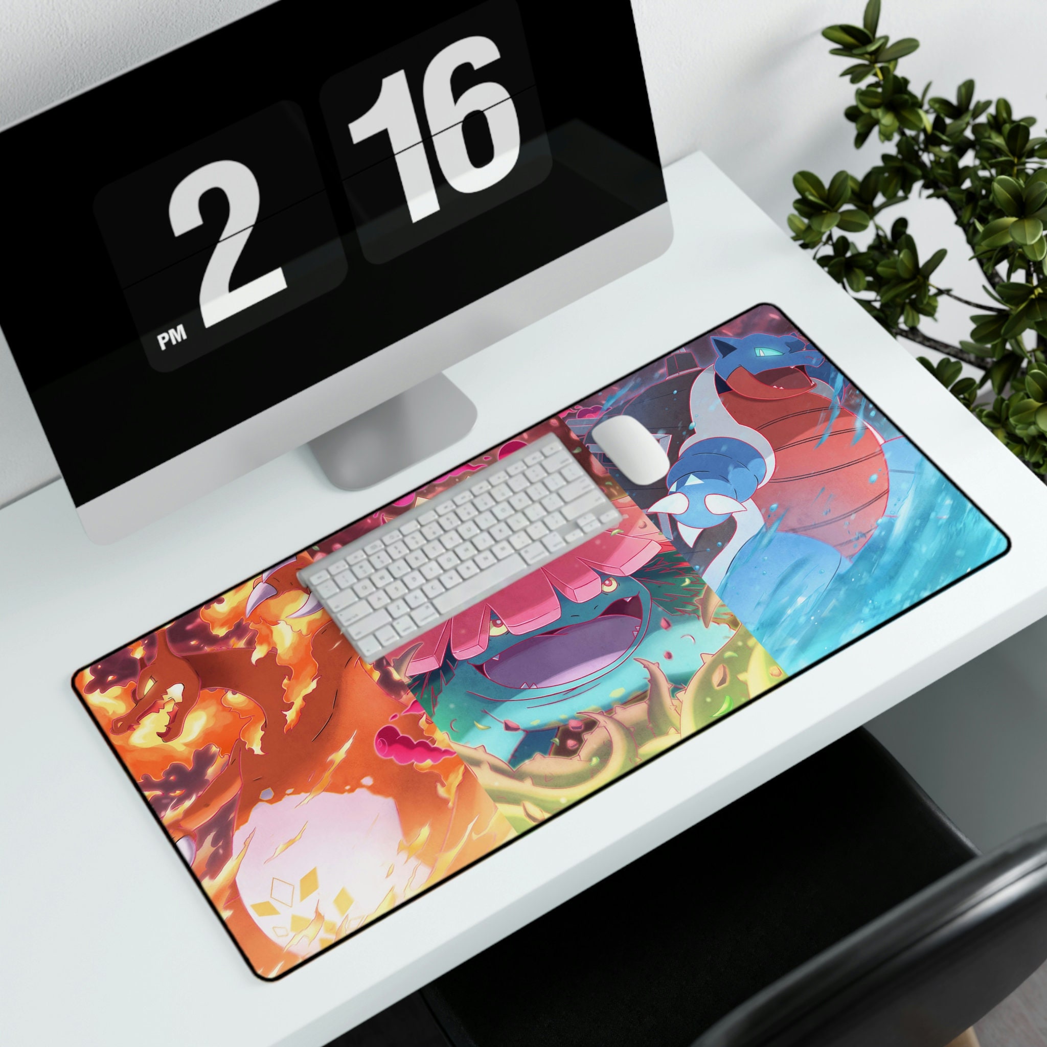 Gigantamax Kanto Starters Pokemon Desk Mat - Etsy