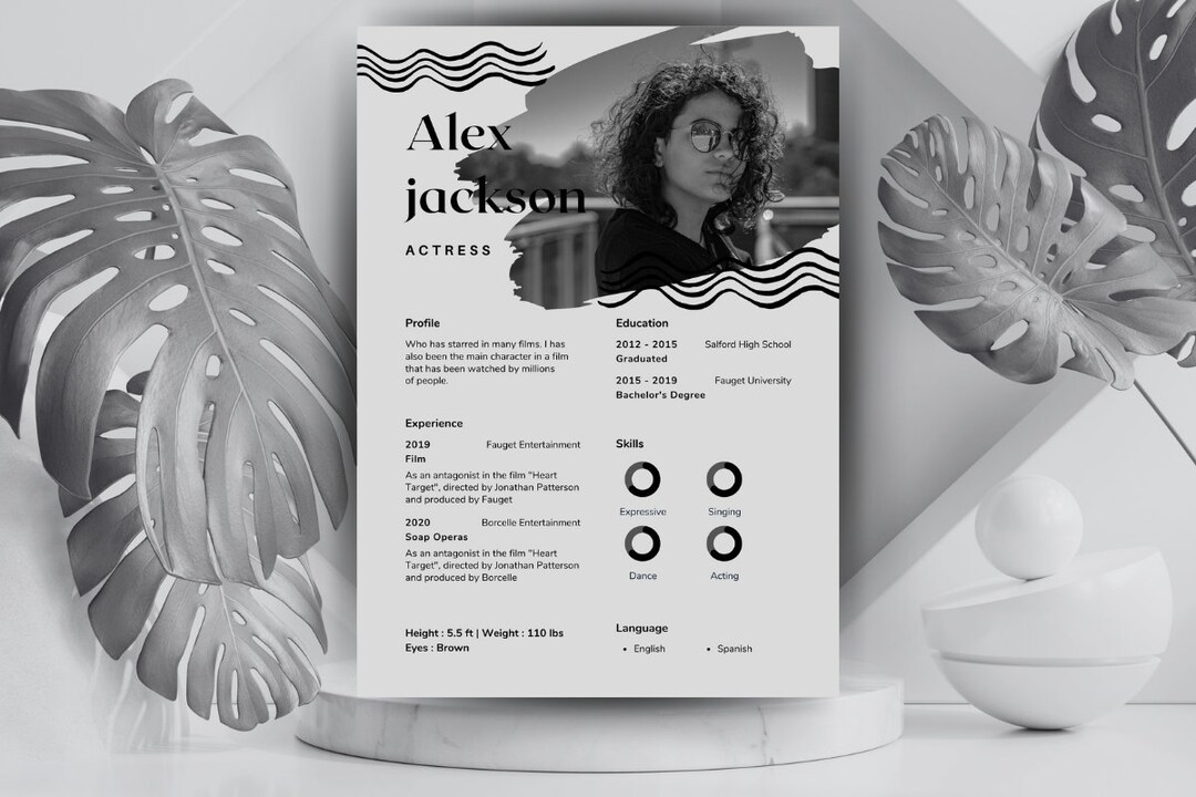 Editable Resume Template | Stand Out in Job Applications - Etsy