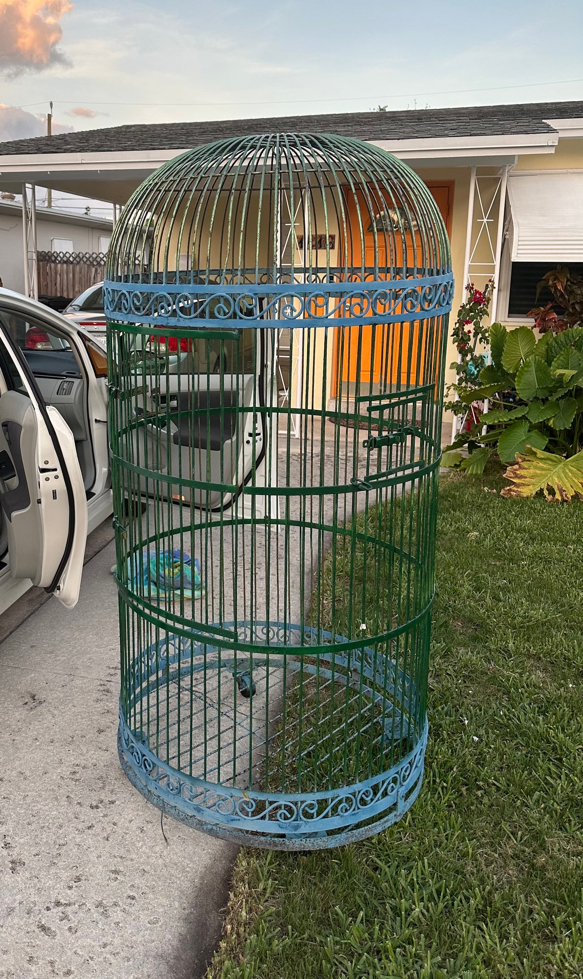 Large Victorian Antique Bird Cage - Etsy