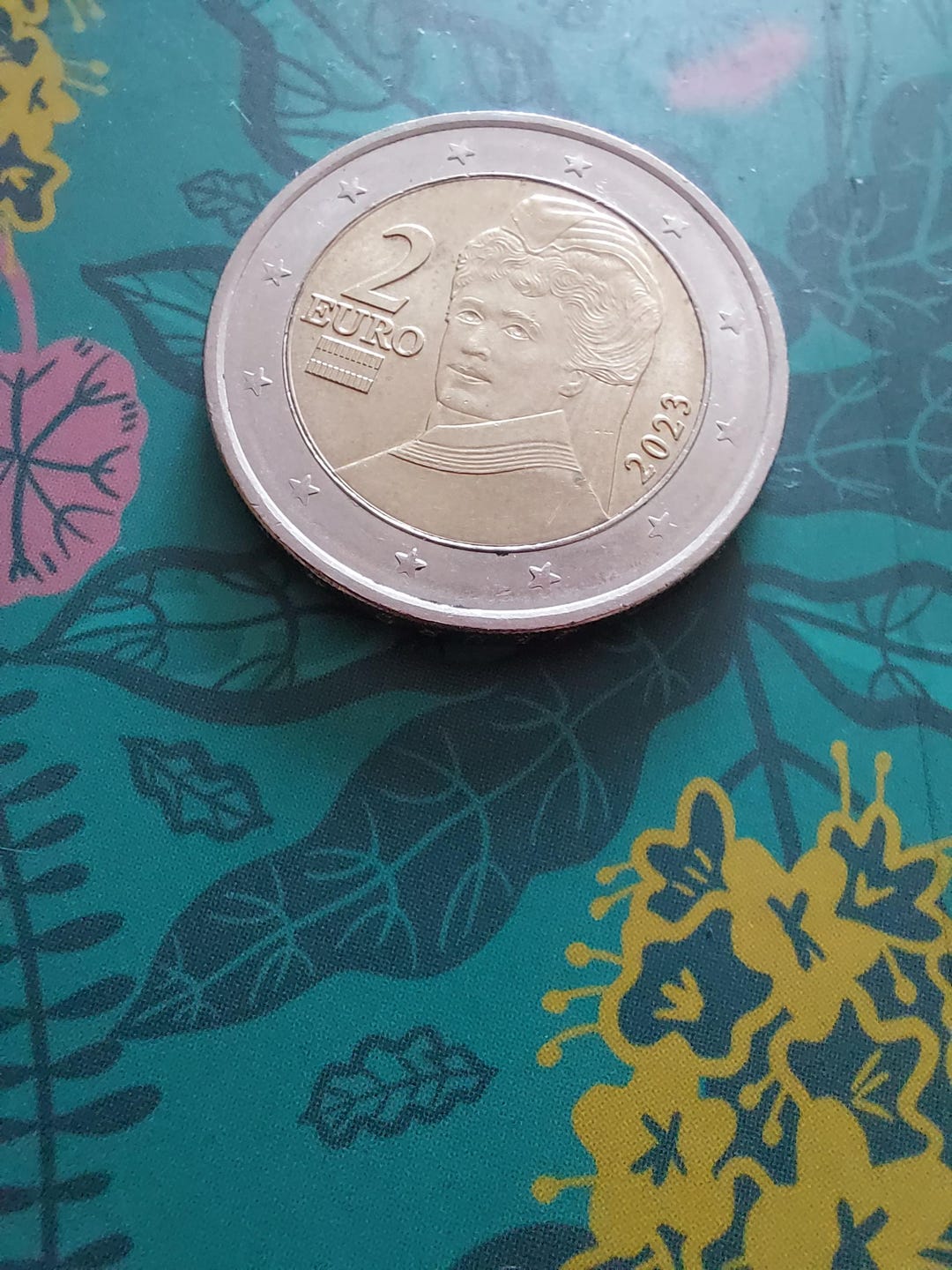 Two Euro 2023 Bertha Von Suttner, Coin From Austria - Etsy