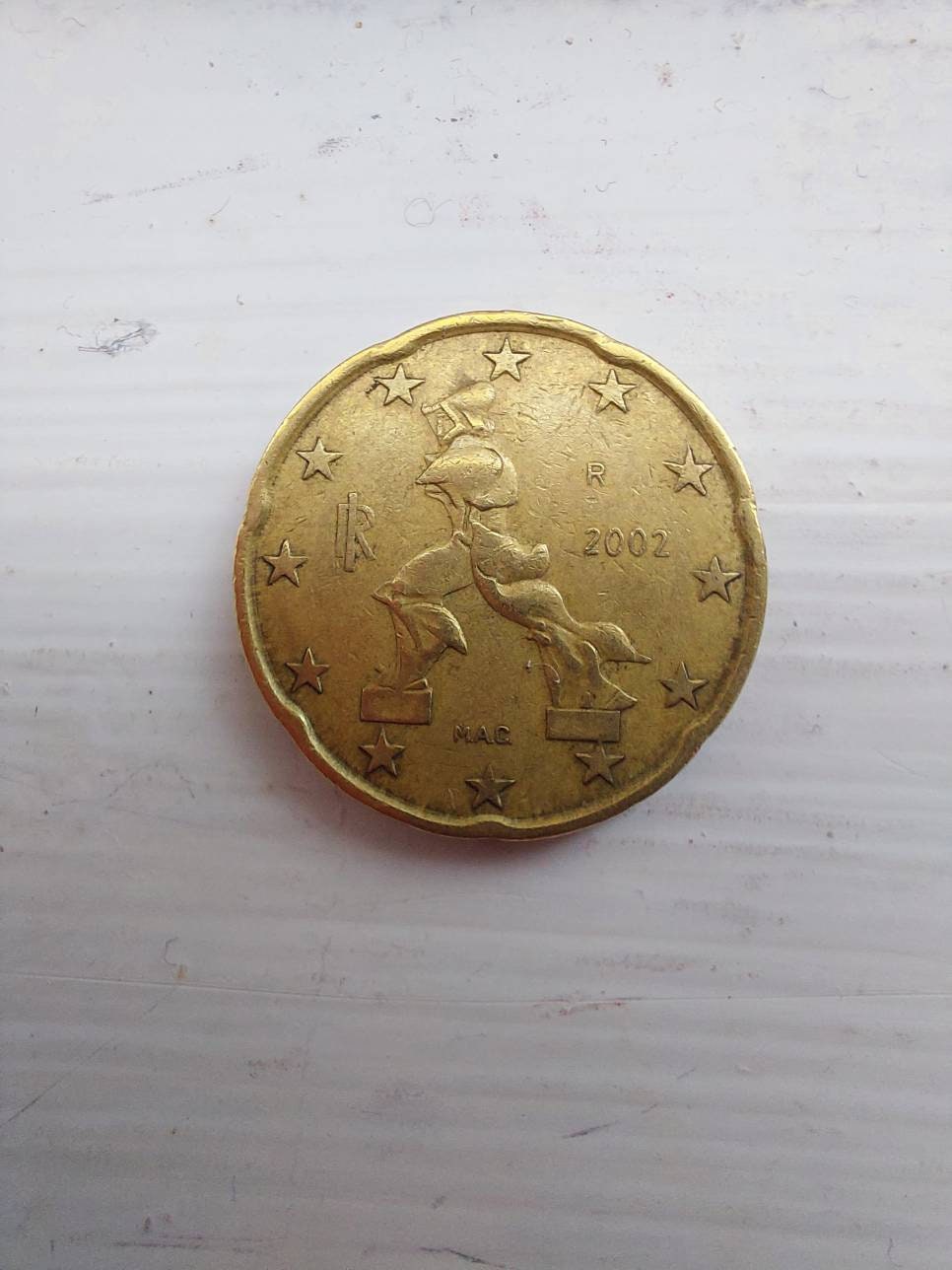 Rare Italy Coin 2002 20 Cent - Etsy