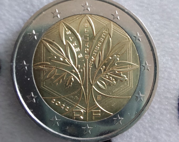 2022 France 2 Euro Coin / Collectible / Collectors Item / 20th ...