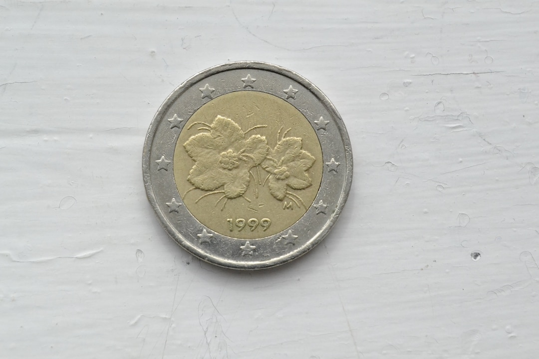 Finland 2 Euro 1999 - the Fruit and Leaves of the Cloudberry - Etsy