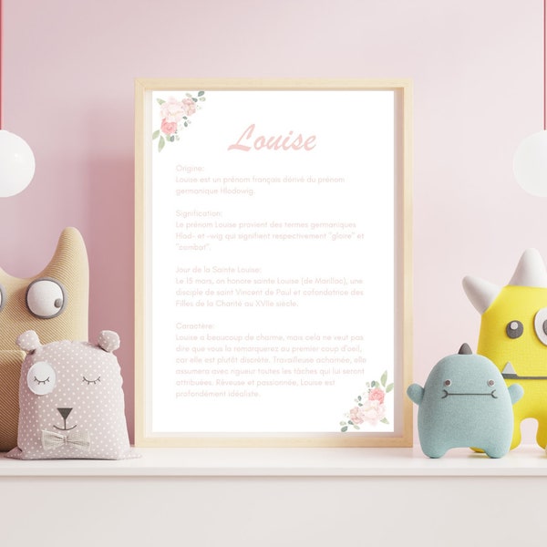 First Name Meaning - Etsy