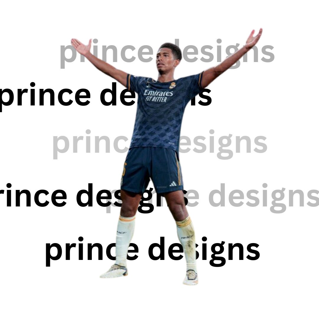 Jude Bellingham SVG PNG Digital Download Soccer Clipart Football Star ...