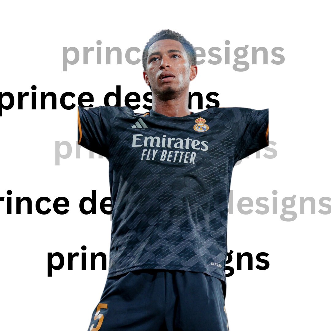 Jude Bellingham SVG PNG Digital Download Soccer Clipart Football Star ...