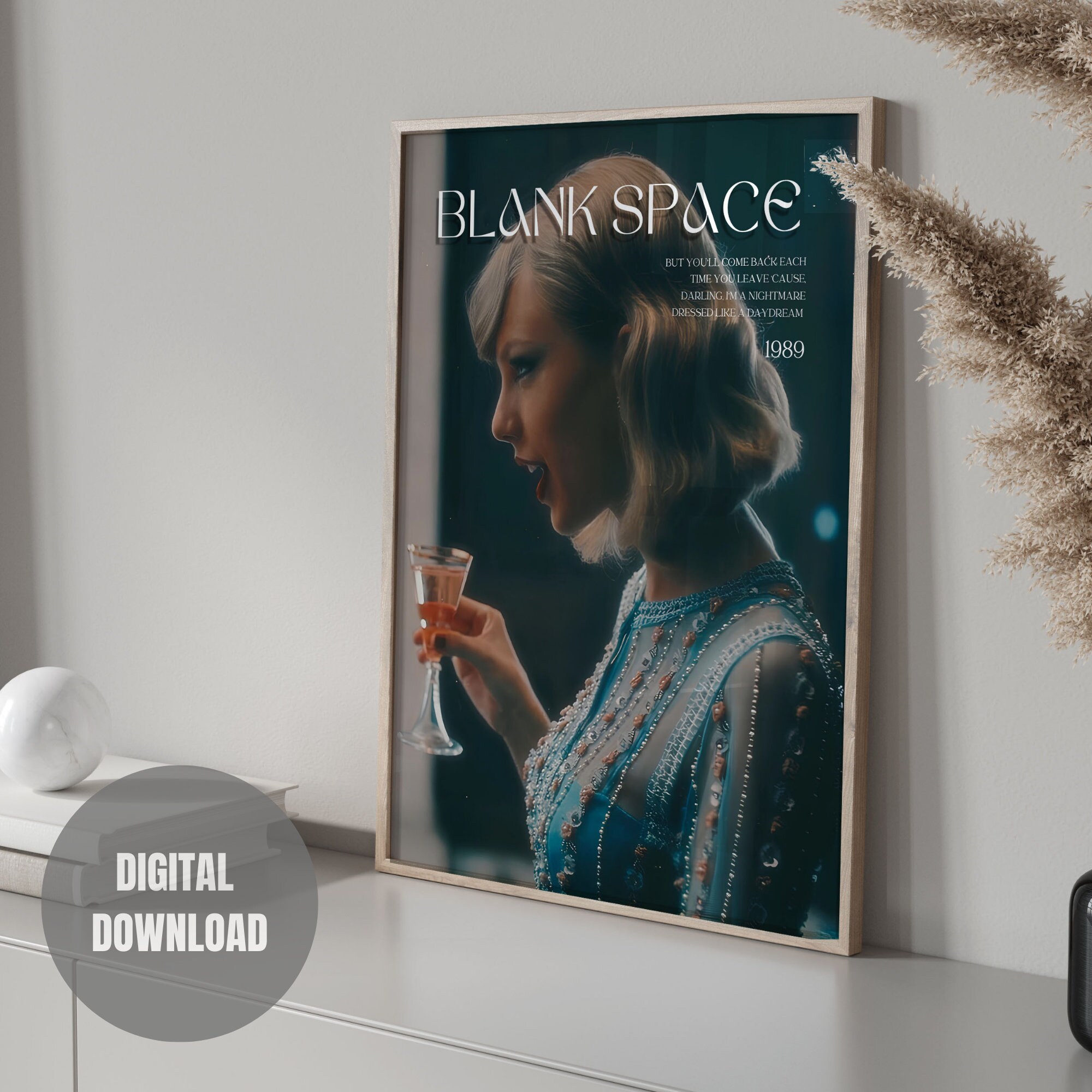 Taylor Poster, Taylor Blank Space Song Lyrics Poster, Taylor Art ...