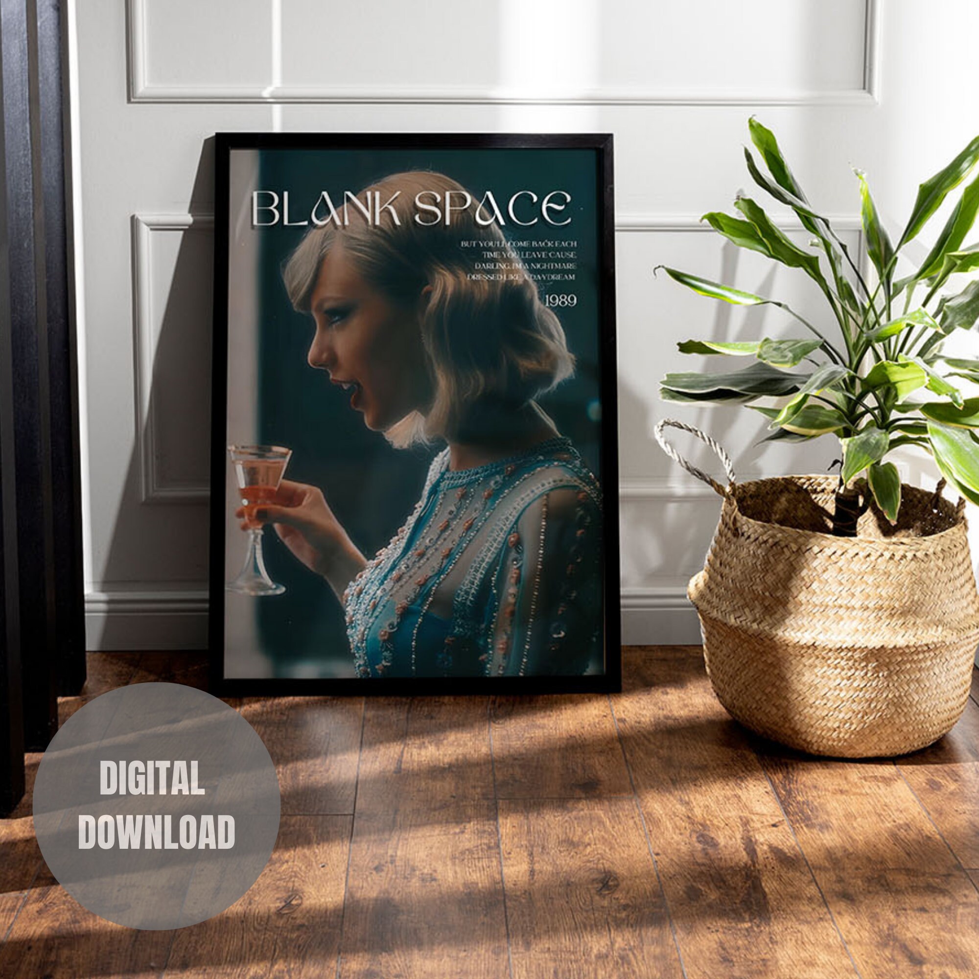 Taylor Poster, Taylor Blank Space Song Lyrics Poster, Taylor Art ...