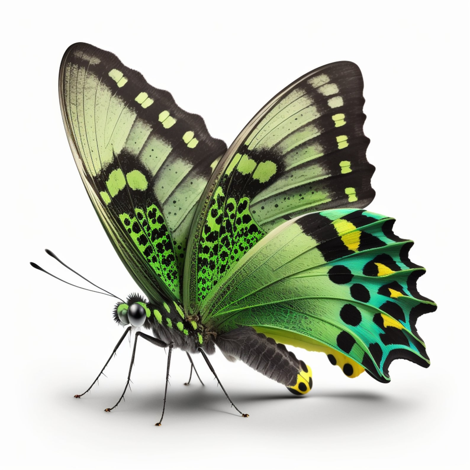 Green Butterfly 3 - Etsy