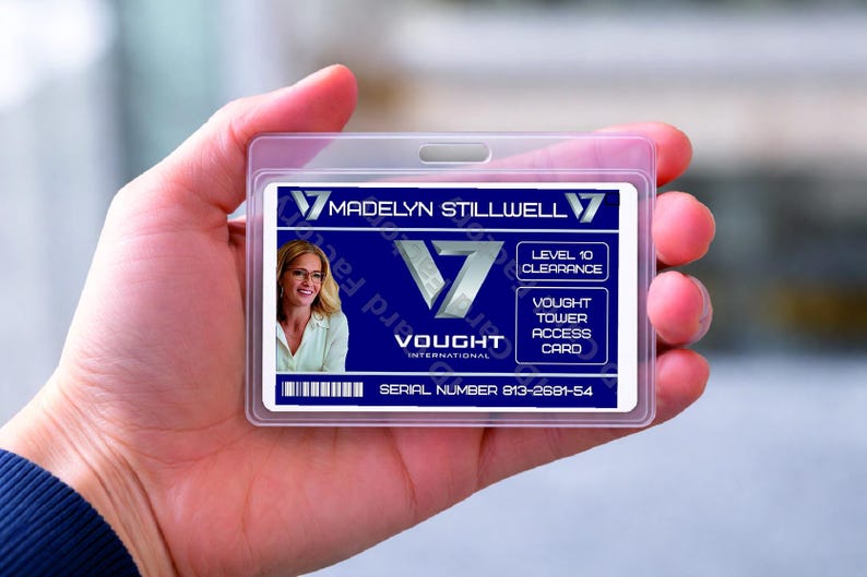 The Boys | Vought International ID Card | Cosplay Prop | Homelander ...