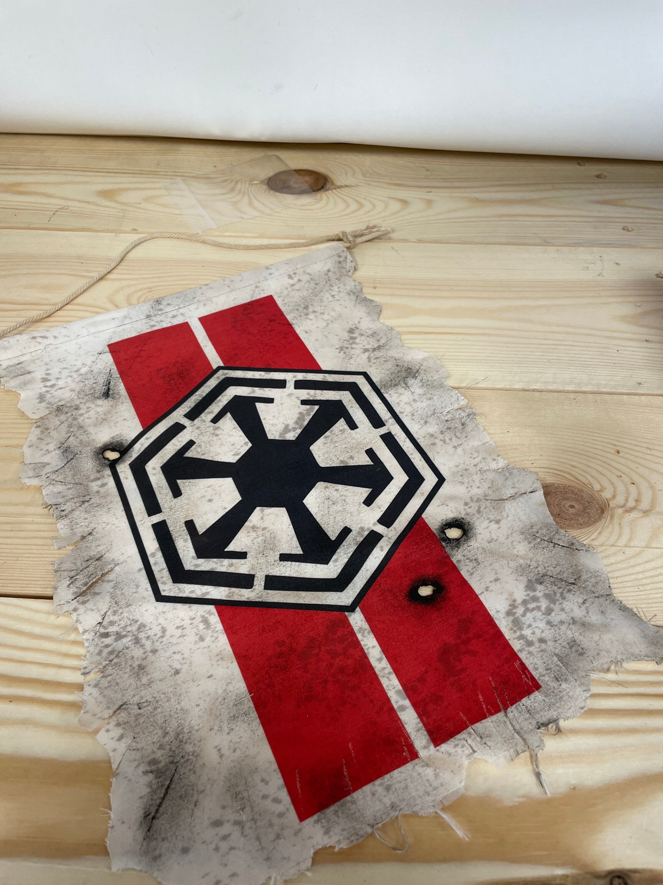 Sith Empire Distressed Flag Banner Home Garden Decor Hand Made Wall ...