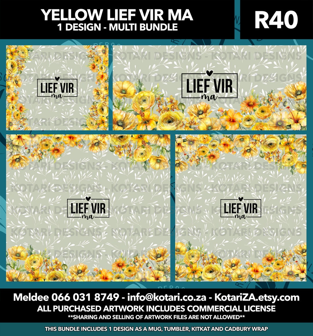 Lief Vir Ma - Koppie - Tumbler - Kitkat En Sjokolade Omhulsel ...