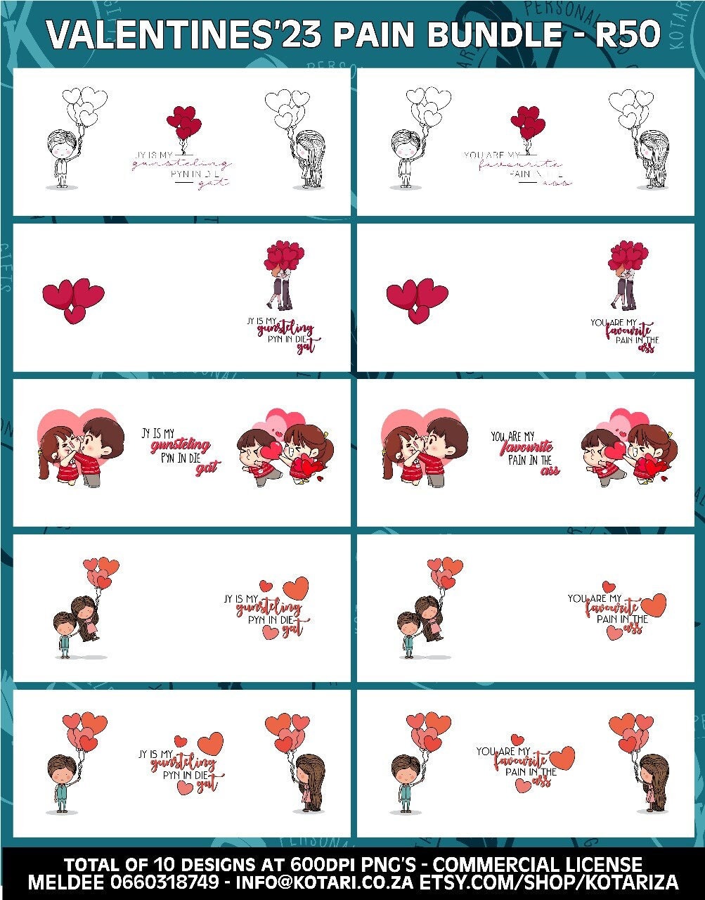 Gunsteling Pyn in Die Gat - Favourite Pain in the Butt - Mug Design - Etsy