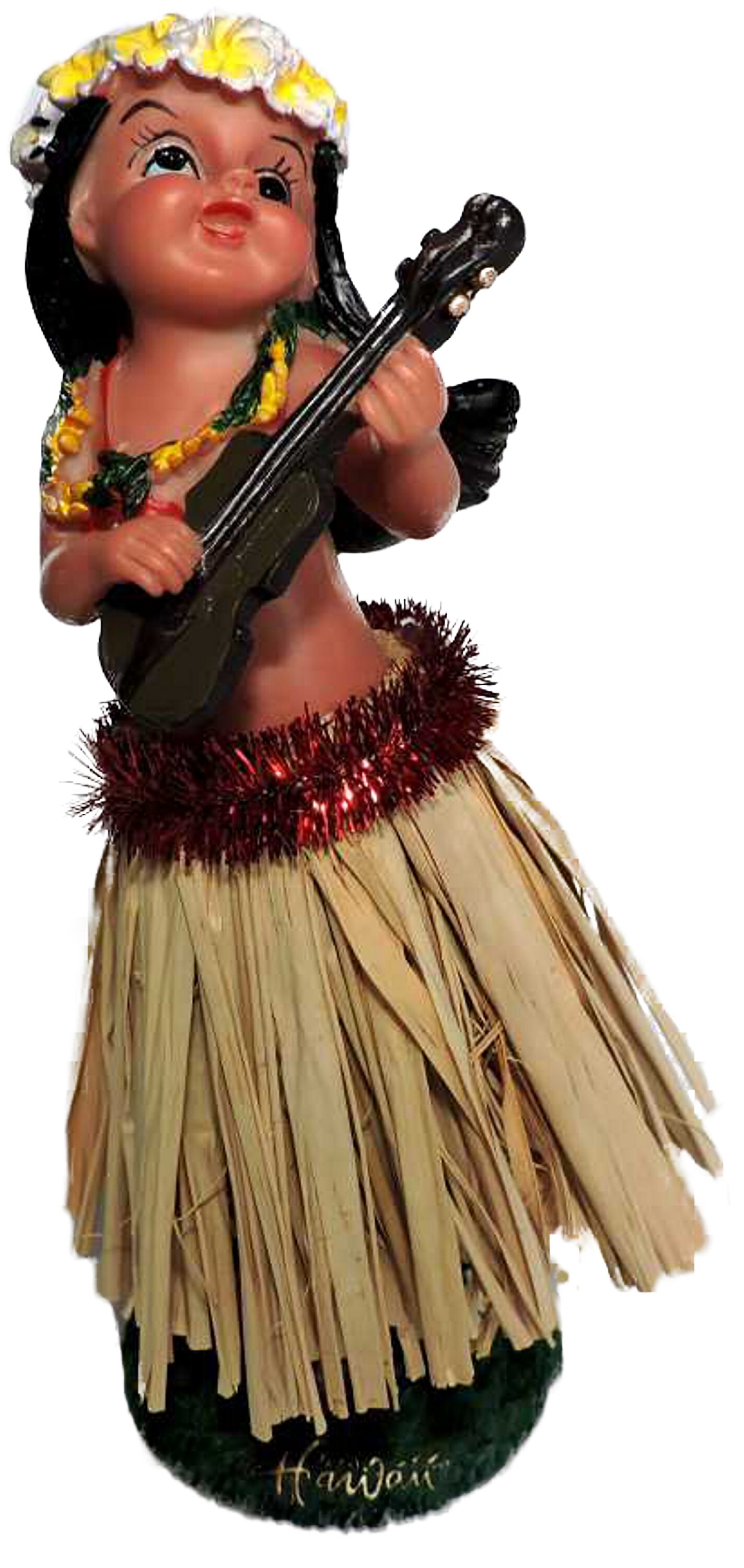 Dancing Hawaii Hula Figure Girl, Dashboard Hula Doll Figure Movable ...