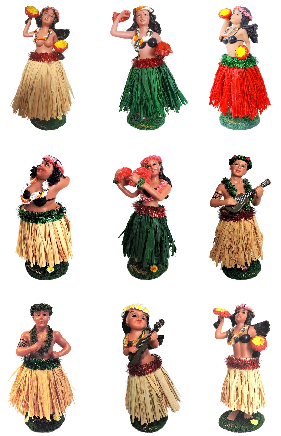 Tanzende Hawaii Hula Figur Girl Dashboard Wackel Figur Hula - Etsy
