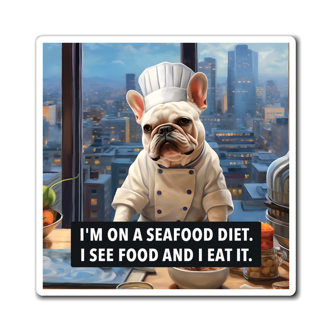 French Bulldog Chef Magnet A Hilarious Gift for Dog Lovers - Etsy