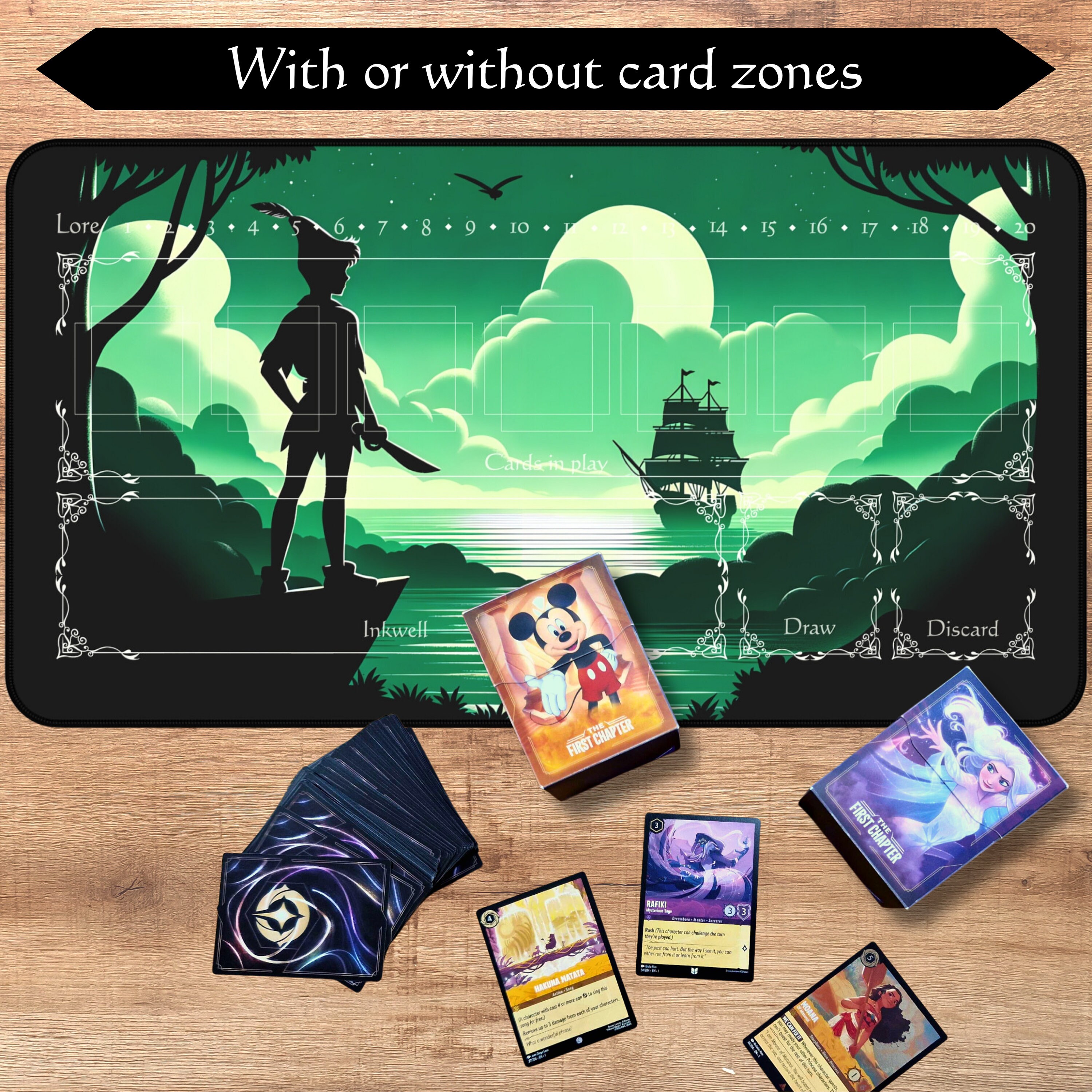 Lorcana Playmat With or Without Zoning Peter TCG Playmat Trading Card ...