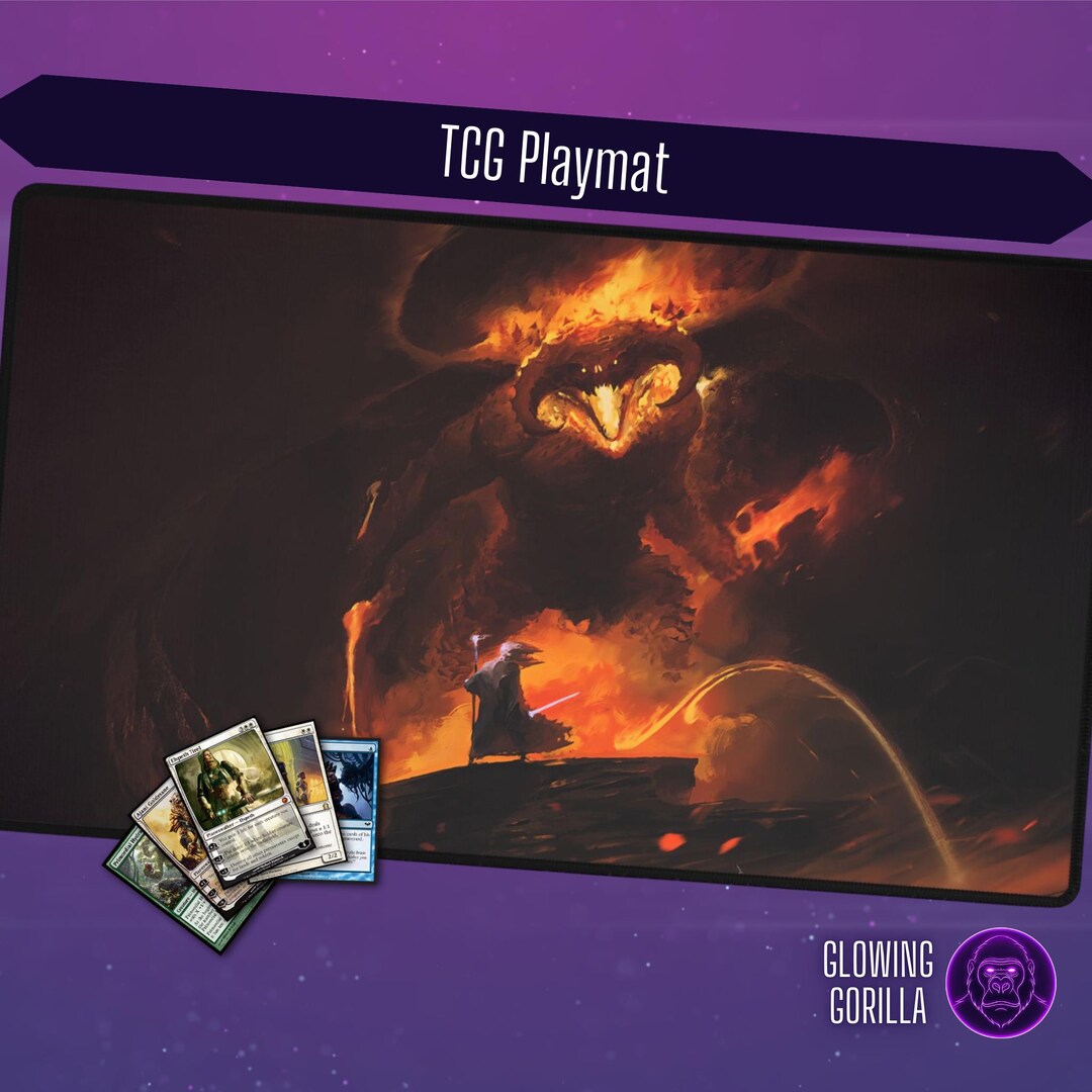 MTG Playmat You Shall Not Pass, 24x14 Inch, Optional Zoning,tcg Play ...