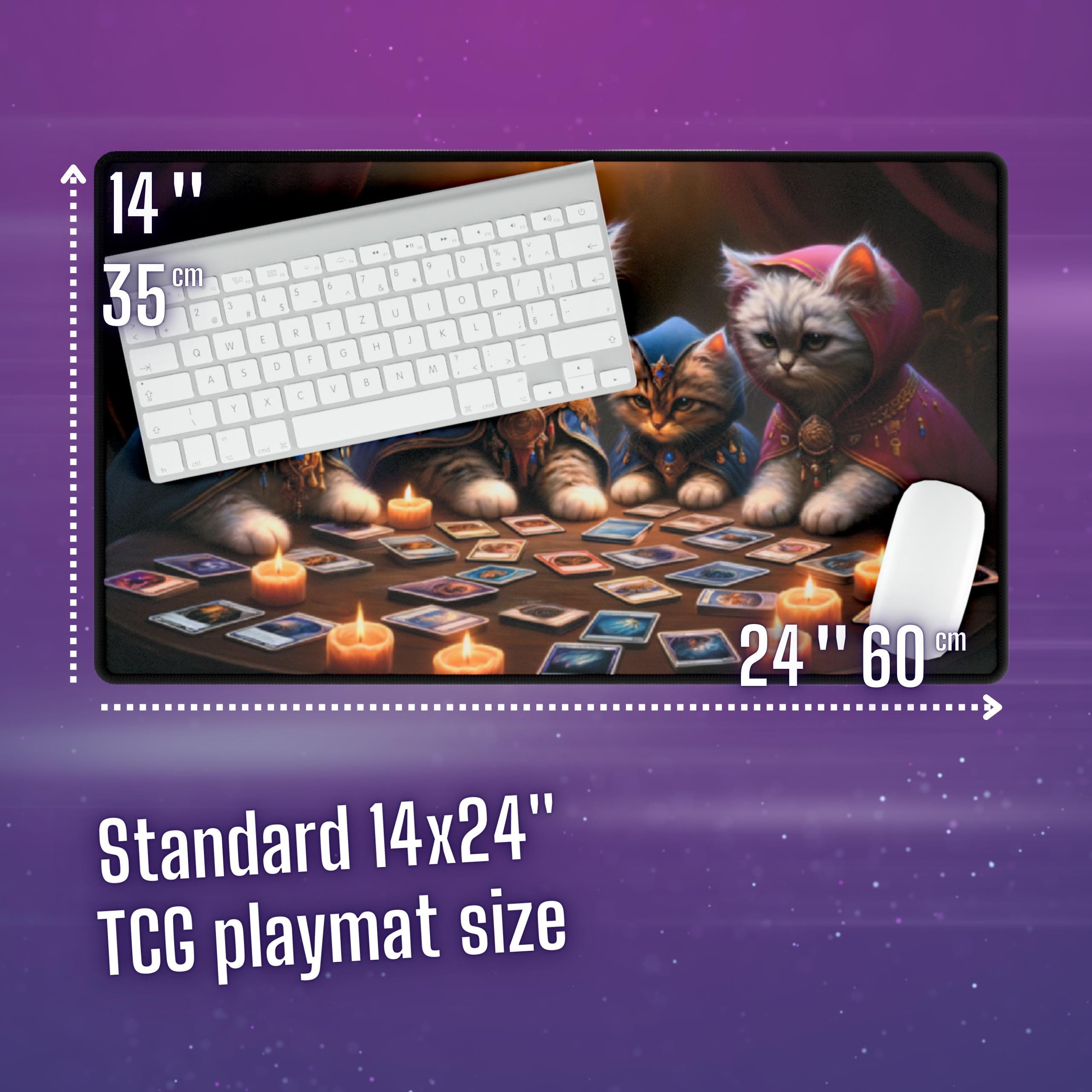 MTG Playmat | 24x14 Inch | the Round Table | Optional Zoning | TCG Play ...