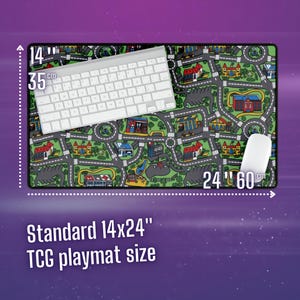 MTG Playmat Roundabout, 24x14 Inch, Optional Zoning,tcg Play Mat, Magic ...