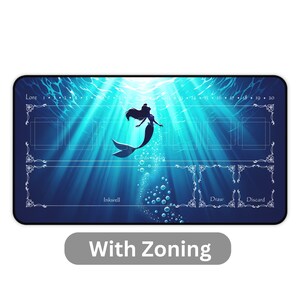 Lorcana Playmat With or Without Zoning Mermaid TCG Playmat Trading Card ...