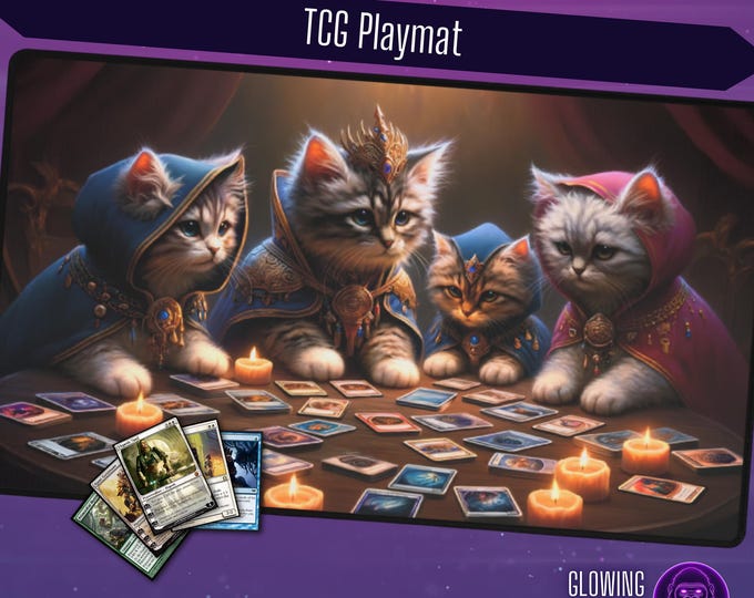 Commander Riku Playmat Magic the Gathering 24x14 Custom EDH of Two ...