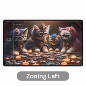 MTG Playmat | 24x14 Inch | the Round Table | Optional Zoning | TCG Play ...