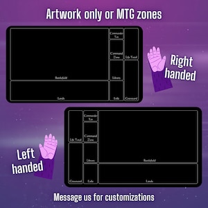 MTG Playmat Roundabout, 24x14 Inch, Optional Zoning,tcg Play Mat, Magic ...