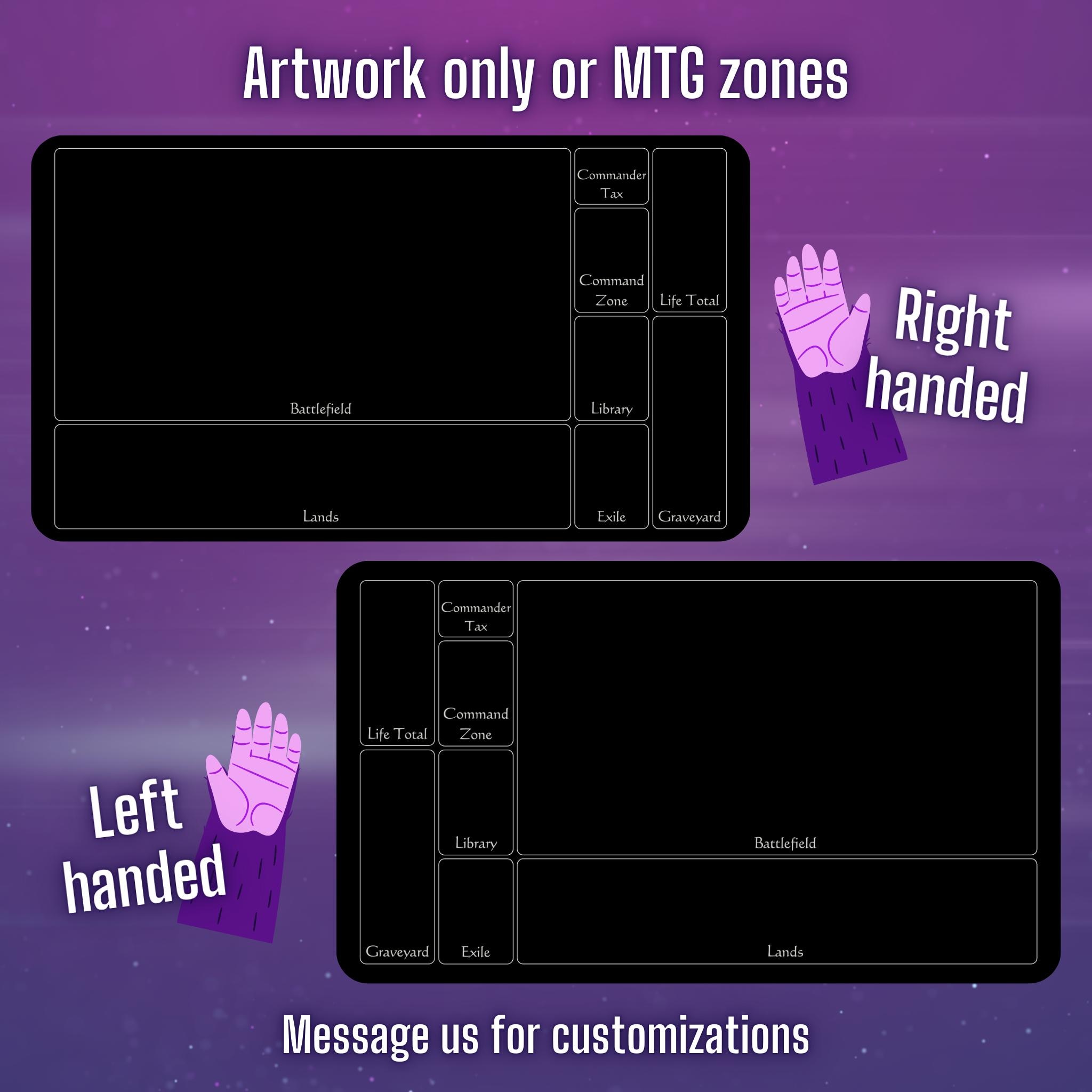 MTG Playmat Roundabout, 24x14 Inch, Optional Zoning,tcg Play Mat, Magic ...