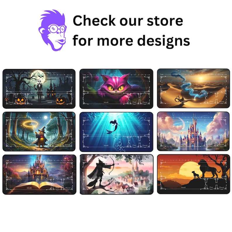 Custom Lorcana Playmat Custom Design TCG Playmat Trading Card Game ...