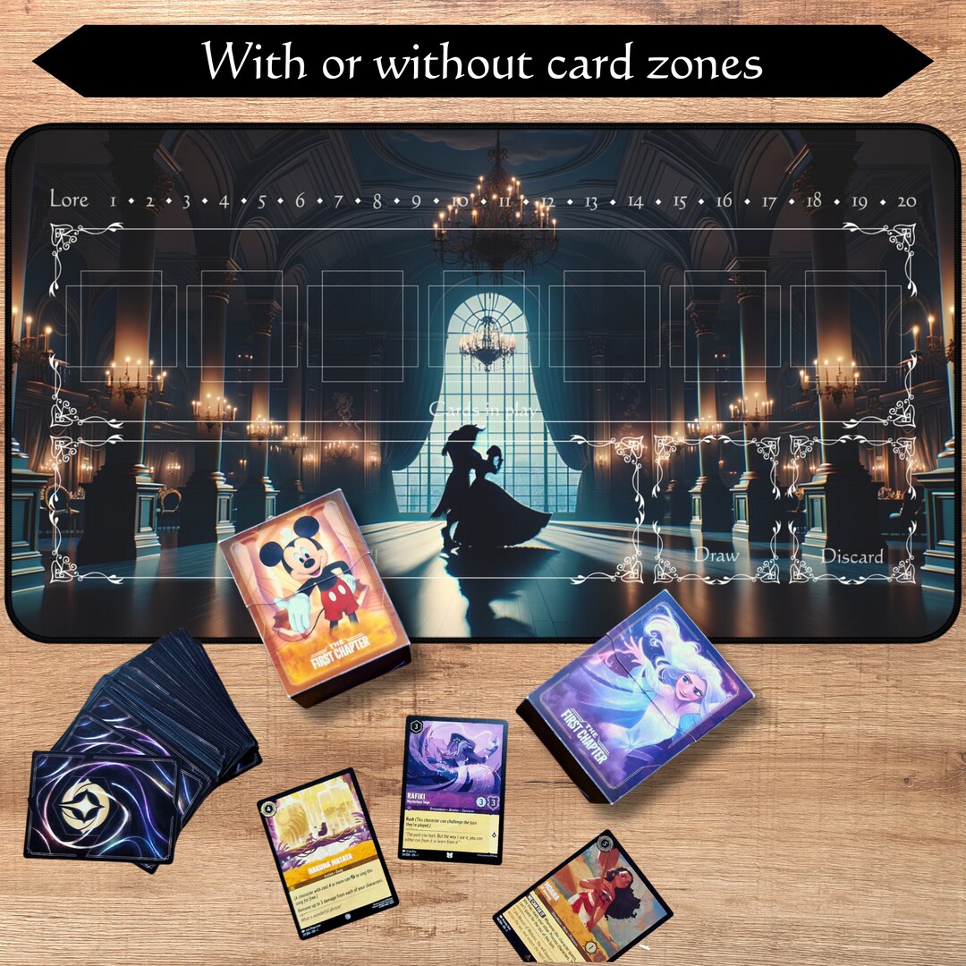 Lorcana Playmat With or Without Zoning | Dancing by Moonlight | TCG ...