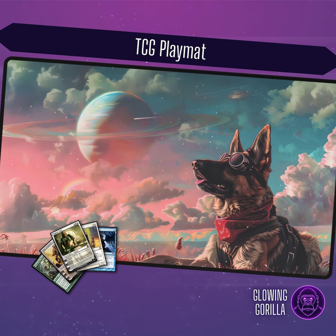MTG Playmat Fallout Dogmeat Ever Loyal, 24x14 Inch, Optional Zoning,tcg ...