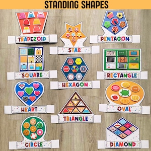 Shapes Matching Activities, Shapes Sorting Game, Shapes Sorting ...