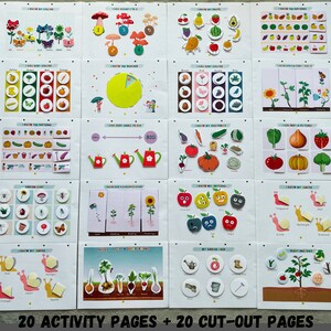 Toddler Learning Binder, Busy Book Printable, Preschool Activities ...