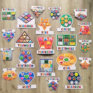Shapes Matching Activities, Shapes Sorting Game, Shapes Sorting ...