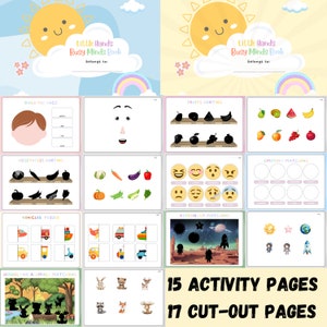 Printable Quiet Book for Toddler, Toddler Learning Binder, Toddler Busy ...