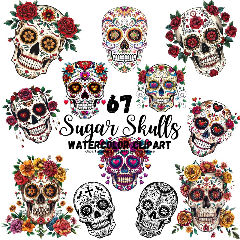 Skull Clip Art - Etsy