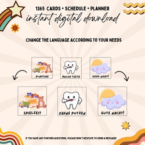 EDITABLE Daily Routine Cards, Visual Schedule, Toddler Routine Chart ...