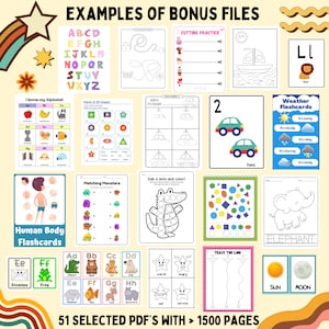 Printable Quiet Book for Toddler, Toddler Learning Binder, Toddler Busy ...