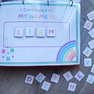 Printable Quiet Book for Toddler, Toddler Learning Binder, Toddler Busy ...