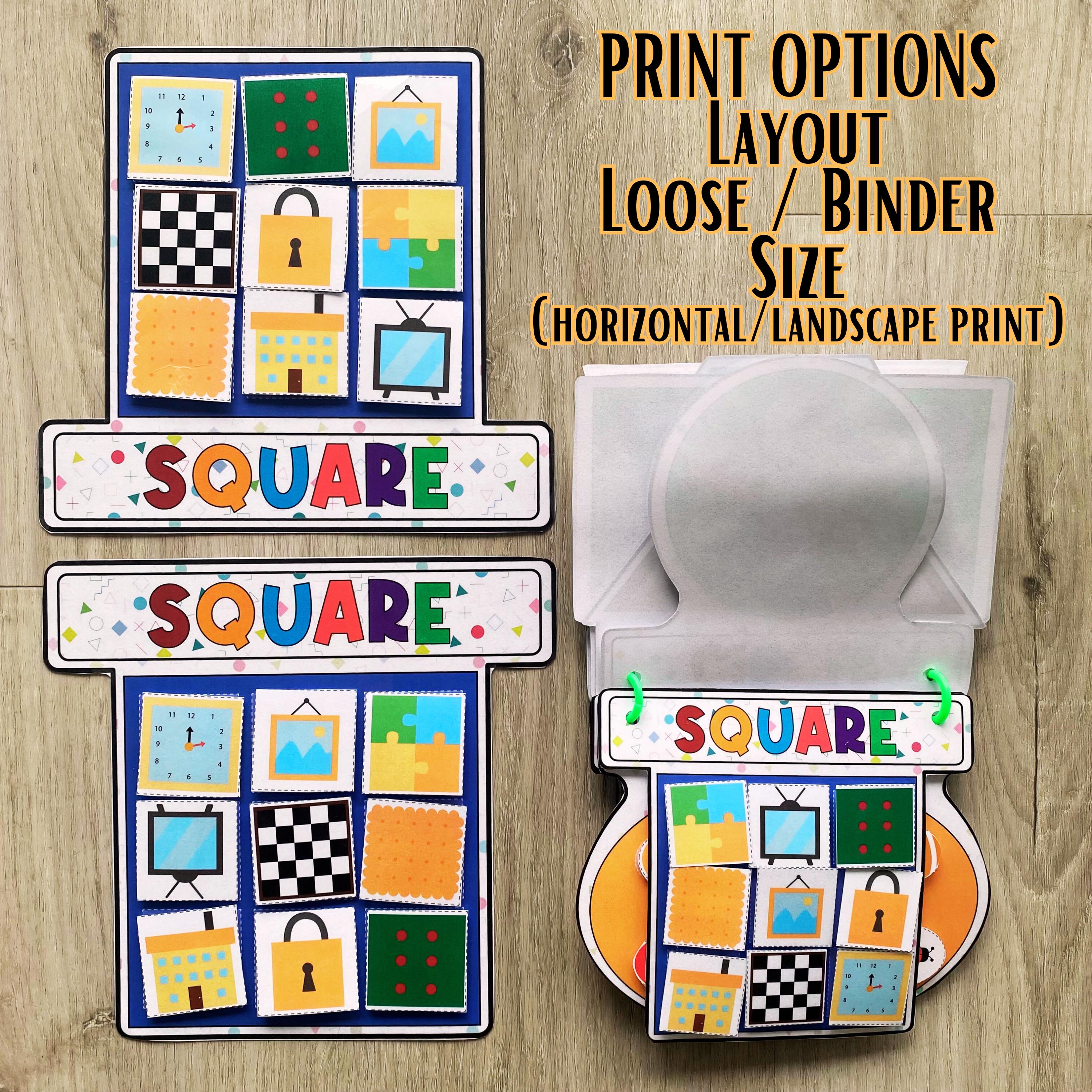 Shapes Matching Activities, Shapes Sorting Game, Shapes Sorting ...