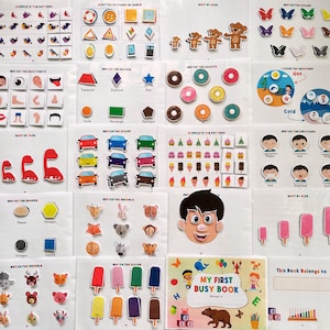 Spanish Busy Book Printable, Spanish Toddler Learning Binder, Spanish ...