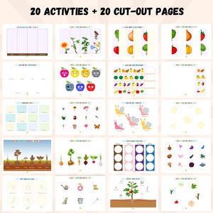 Toddler Learning Binder, Busy Book Printable, Preschool Activities ...