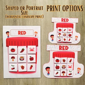 Color Matching Activities, Color Sorting Game, Toddler Busy Book ...