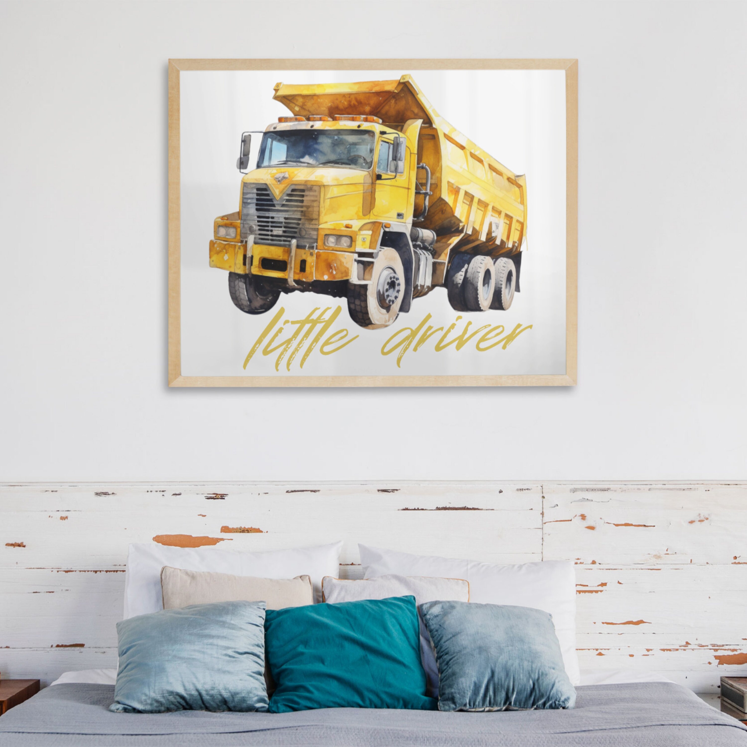 Multicolor Watercolor Dump Truck Png, Dump Truck Clipart, Construction ...