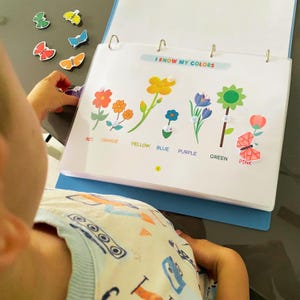 Toddler Learning Binder, Busy Book Printable, Preschool Activities ...