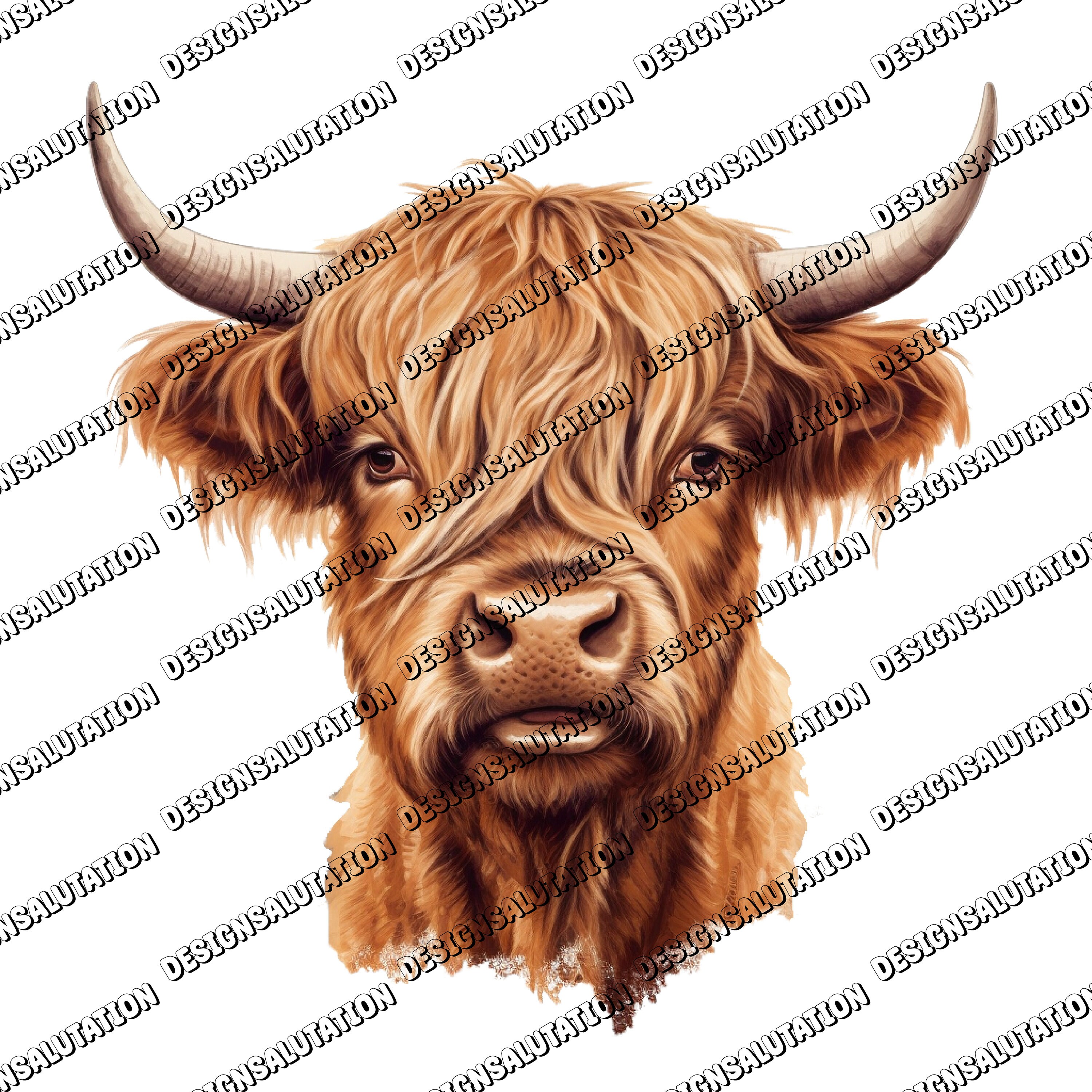 Heifer Cow PNG , Colorful Heifer Cow PNG, Heifer Cow , Portrait PNG ...