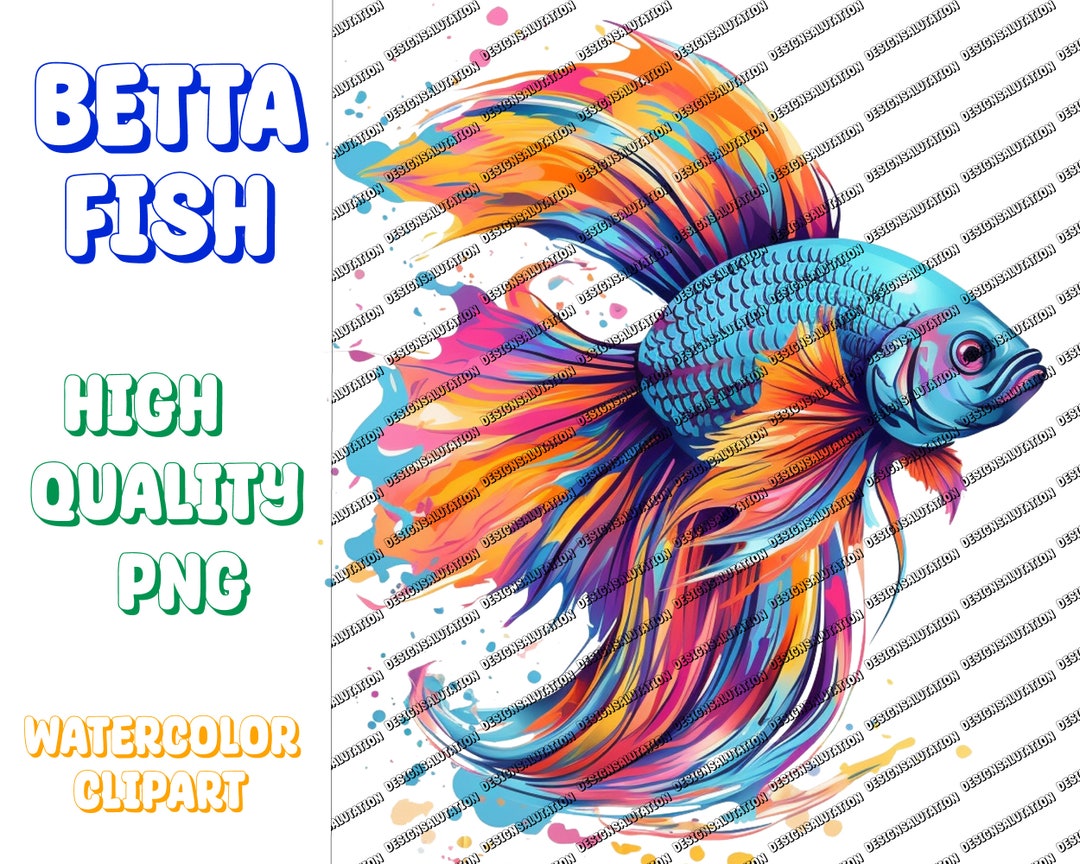 Betta Fish Png Colorful Betta Fish Fish Png Sublimation Fish Png Fish ...
