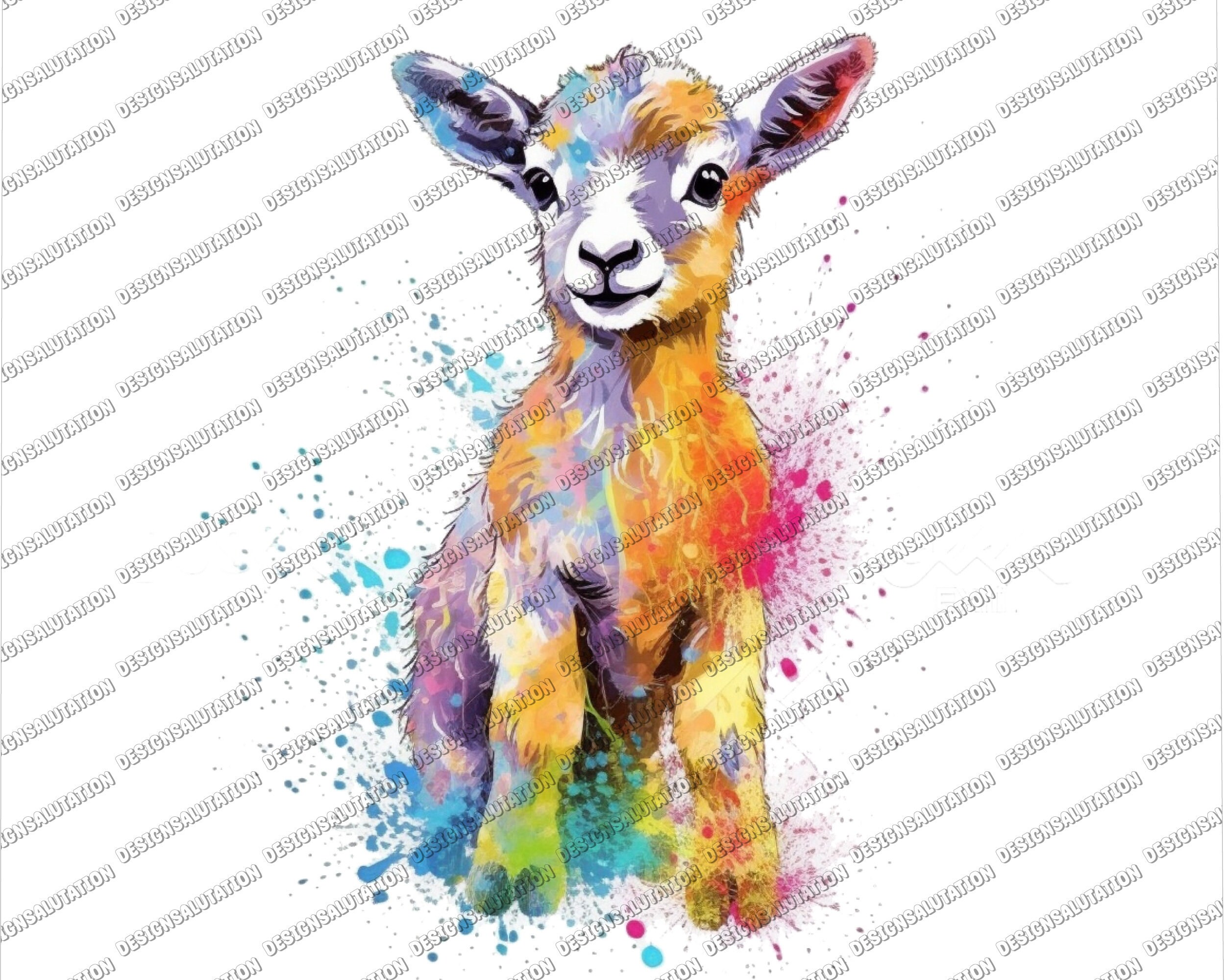 Baby Goat PNG Baby Goat Portrait PNG Baby Goat Illustration Baby Goat ...