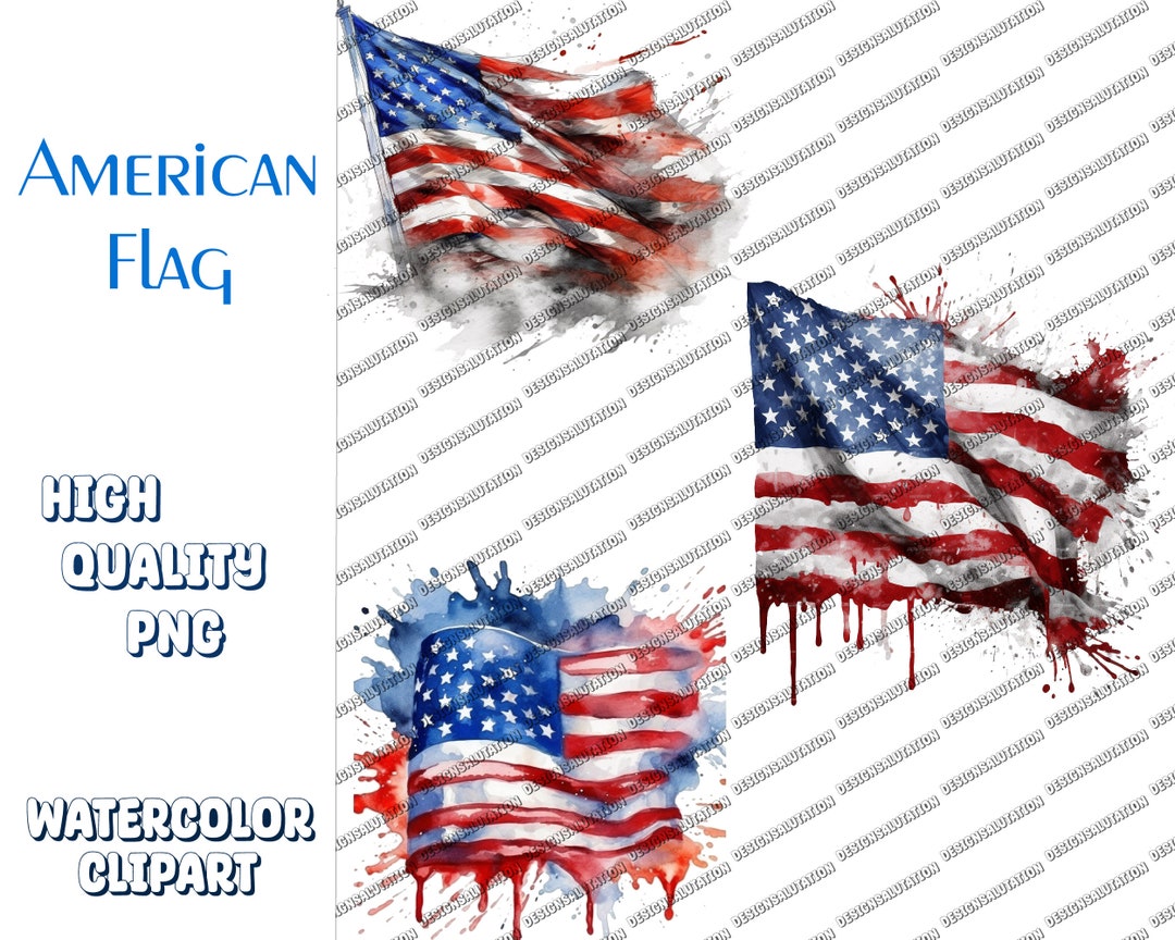 American Flag PNG American Flag Portrait Flag Illustration Flag ...